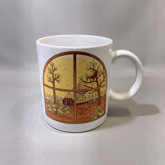 Kitchen | Vintage Ceramic Mug Window To The Garden Fall Autumn | Poshmark